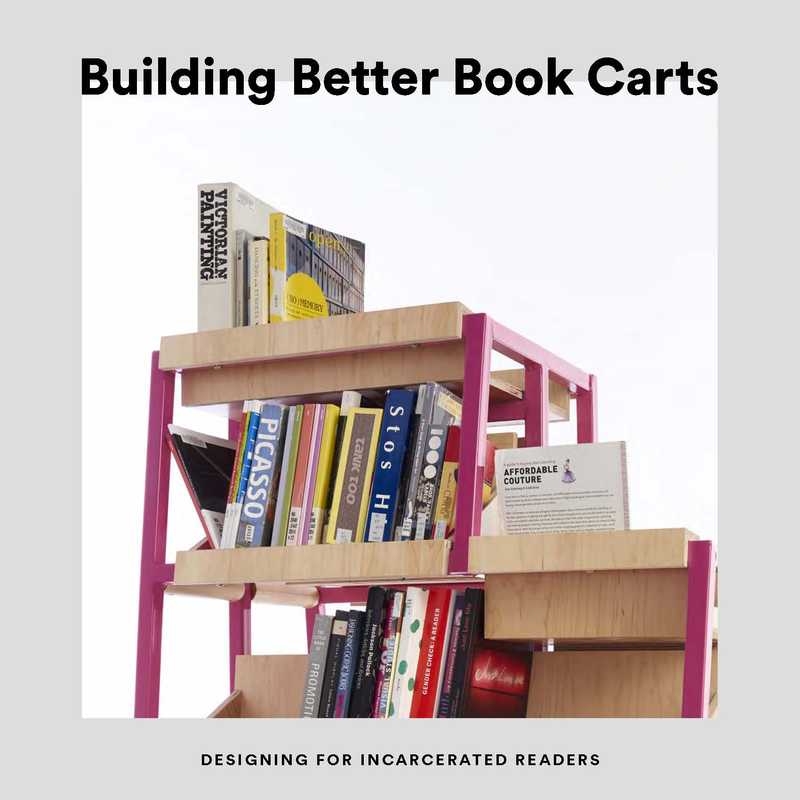 Equipment for Redemptive Living [on prison library book carts]